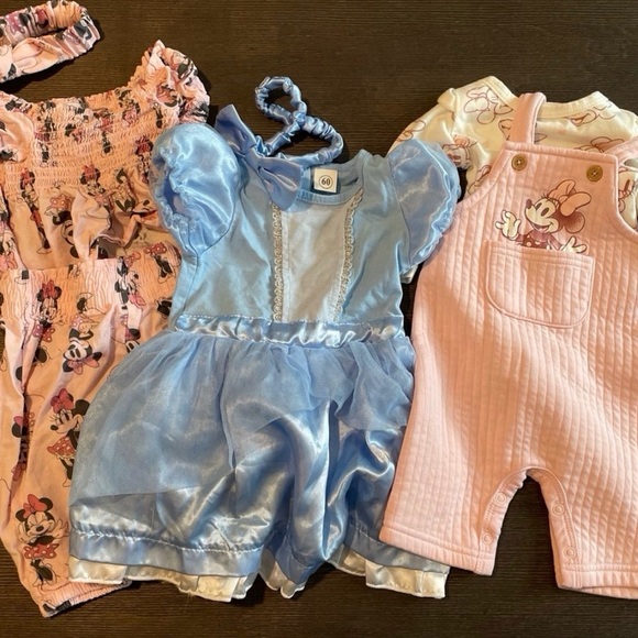 Disney | Other | Disney Kids Clothing Set Blue And Pink | Poshmark